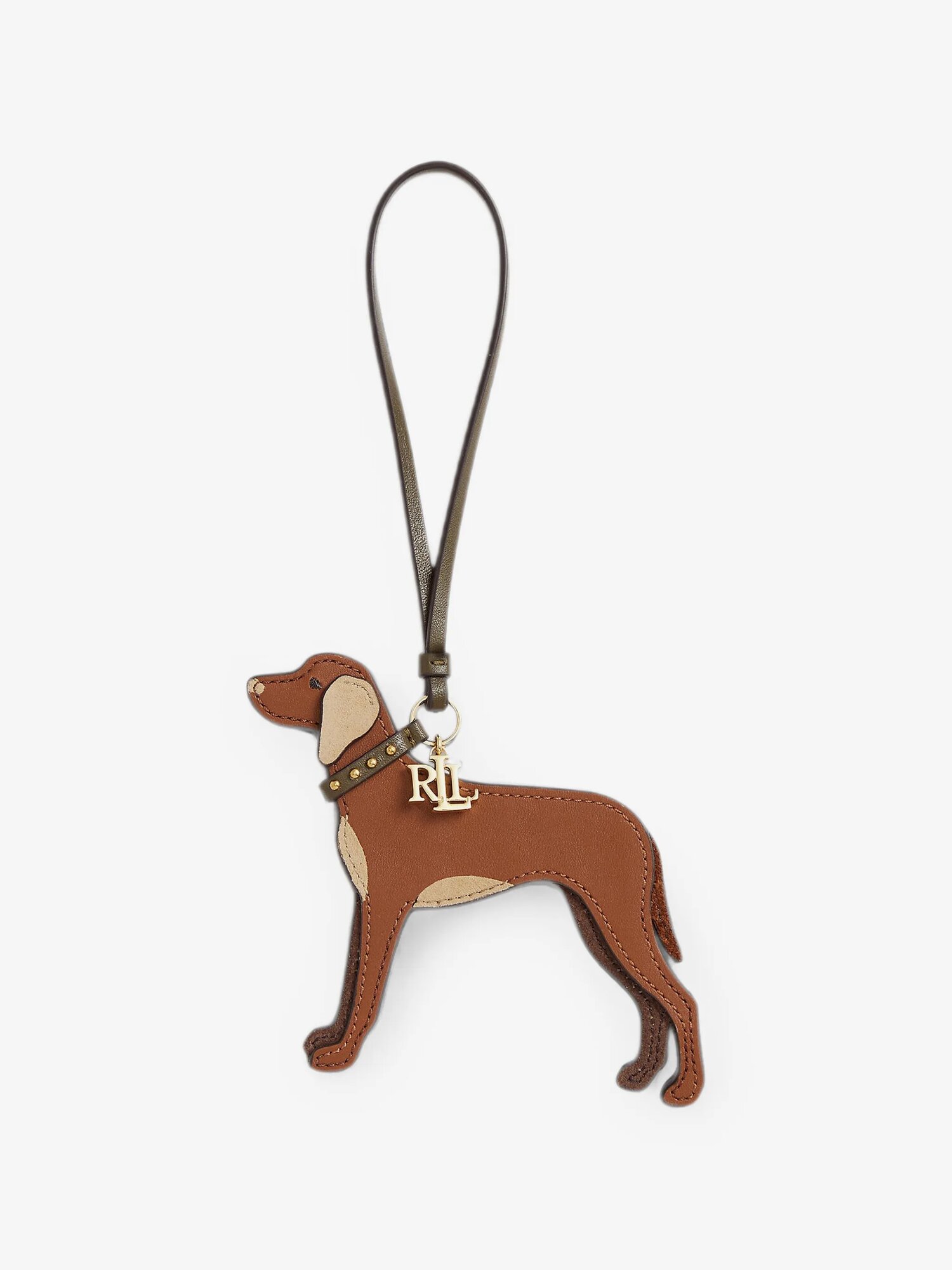 Сумка Logo-charm dog-shaped bag charm