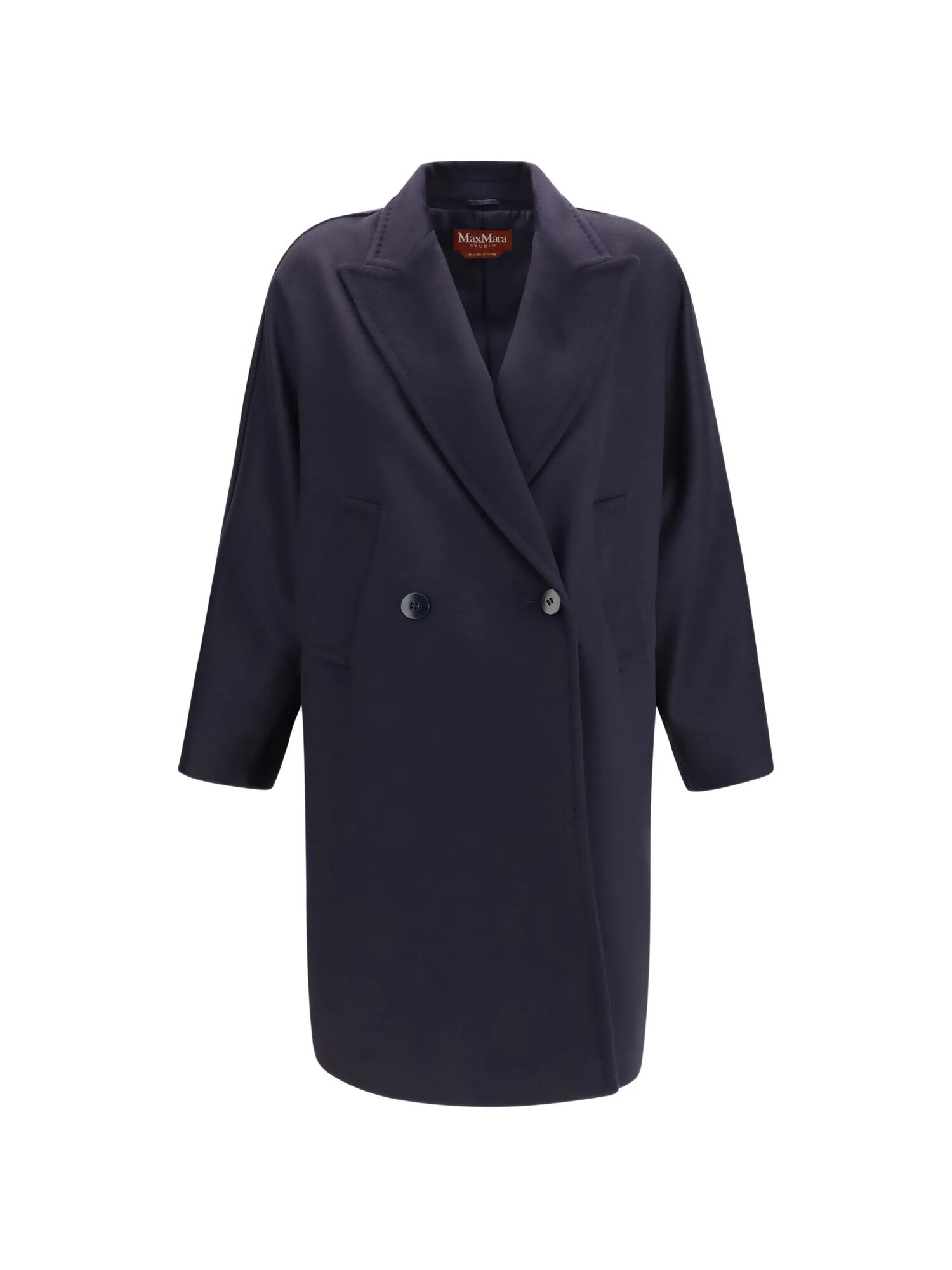 Пальто Double-breasted notched-lapels coat