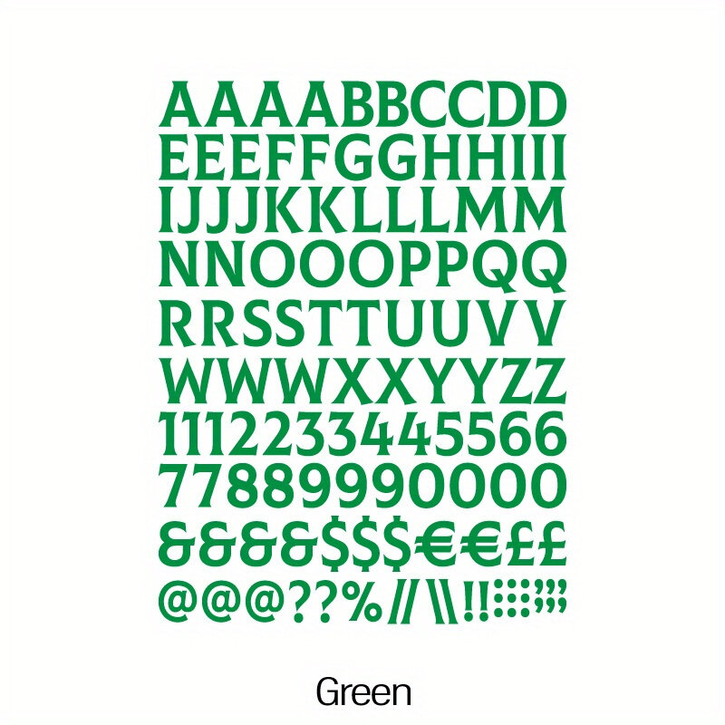 110+ шт. самоклеящихся виниловых наклеек Colus Fonts с буквами и цифрами, светоотражающие стикеры для автомобилей, мотоциклов, грузовиков, почтовых индексов, номеров телефонов и домов, для декора своими руками.