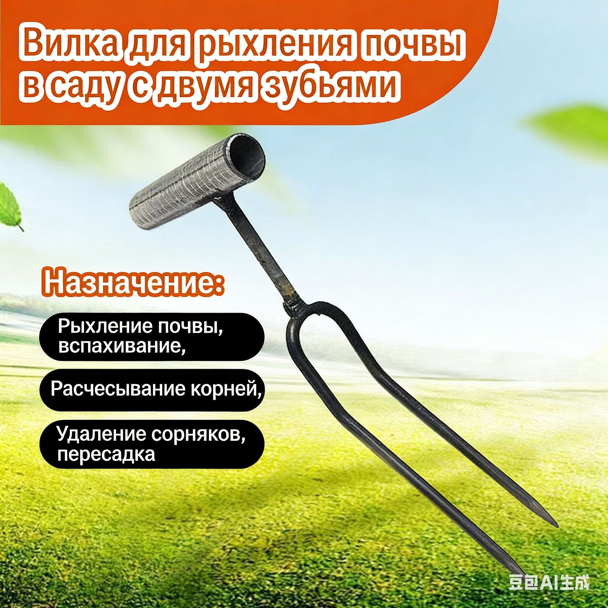 Вилы, Высоколегированная сталь,4см