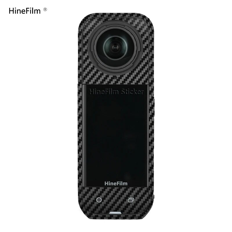 Защитная пленка HineFilm для Insta360 X5 Черный, Carbon Fiber Black
