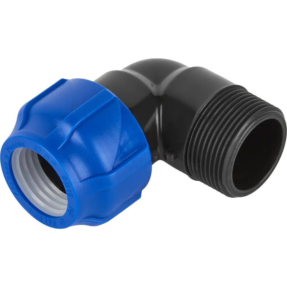 Отвод ПНД Valfex ø1 1/4"х40 мм наружная резьба - 3 шт.