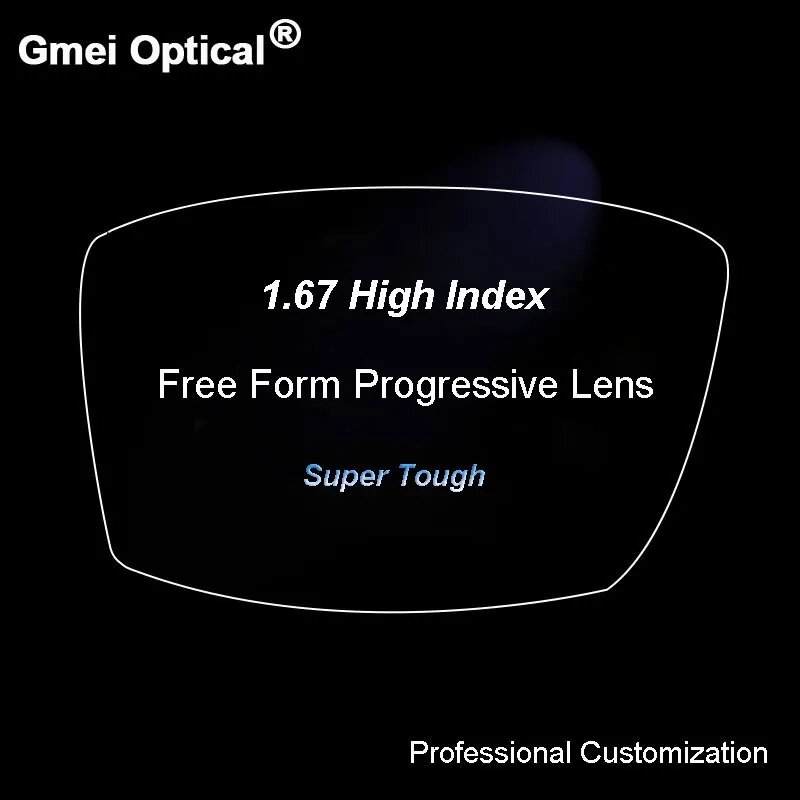 Цифровые прогрессивные линзы Gmei Optical 1.67
