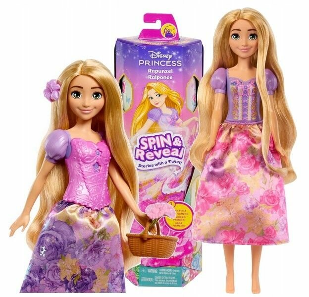 Кукла Mattel Disney Princess - Кукла Рапунцель Запутанная история - Дисней Принцессы HTV86