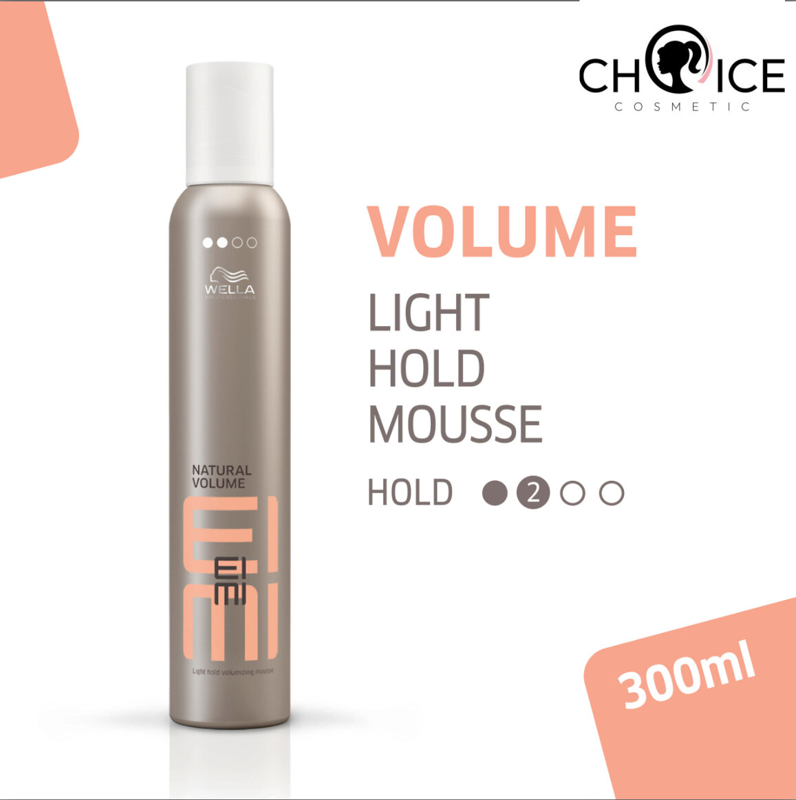 Wella Professionals EIMI Natural Volume Пена для укладки легкой фиксации, 300 мл