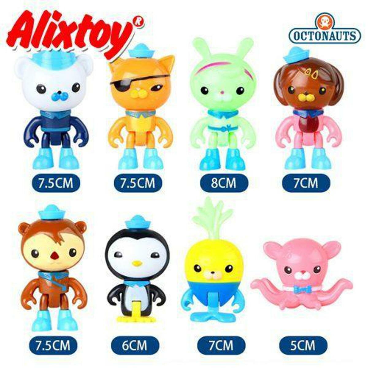 Octonauts Octopus Castle Toy Barnacles Kwazii Peso Shellington Dashi Professor Inkling Tweak Vegimals Фигурки Игрушки По