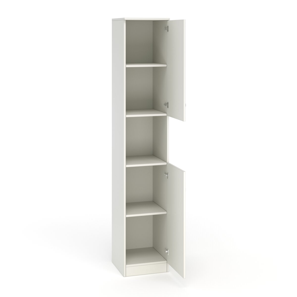 Шкаф офисный с нишей узкий Ш-46, Белый. Производитель товара - компания Westcom.