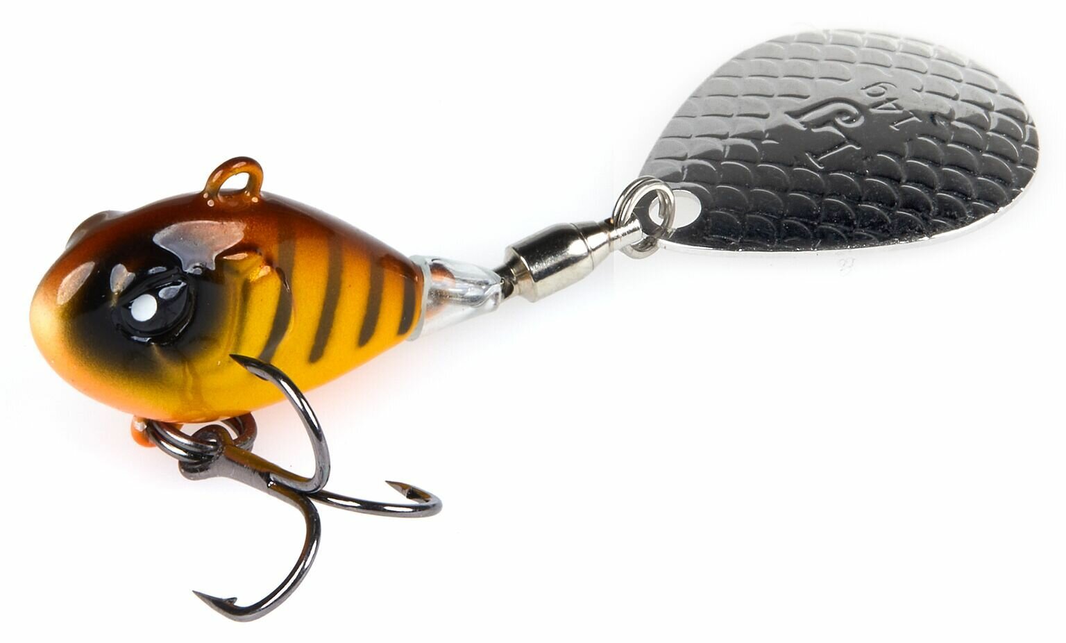 Блесна на окуня тейл-спиннер Lucky John BASARA TAIL SPIN 05.0г 007 в блистере набор приманок на форель голавля в небольших речках и озёрах , снасти рыболовные для зимней и летней рыбалки