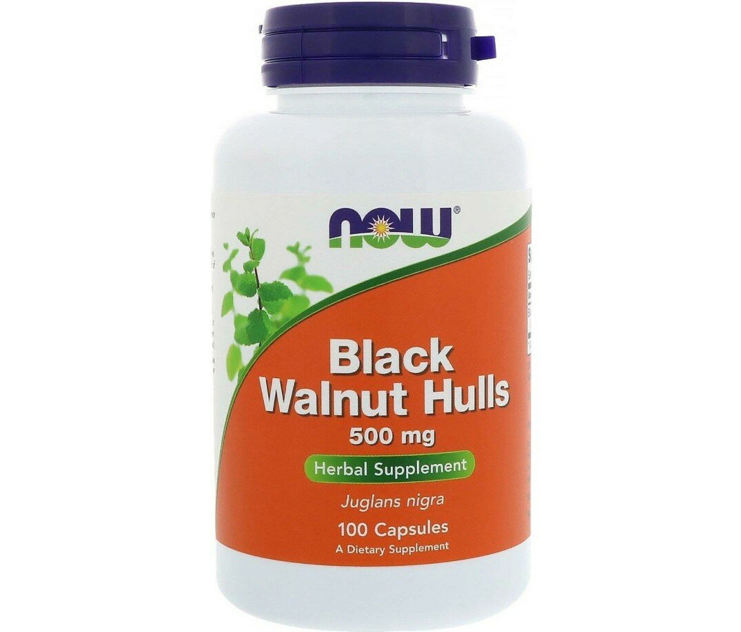 Black Walnut Hulls 100 caps Now