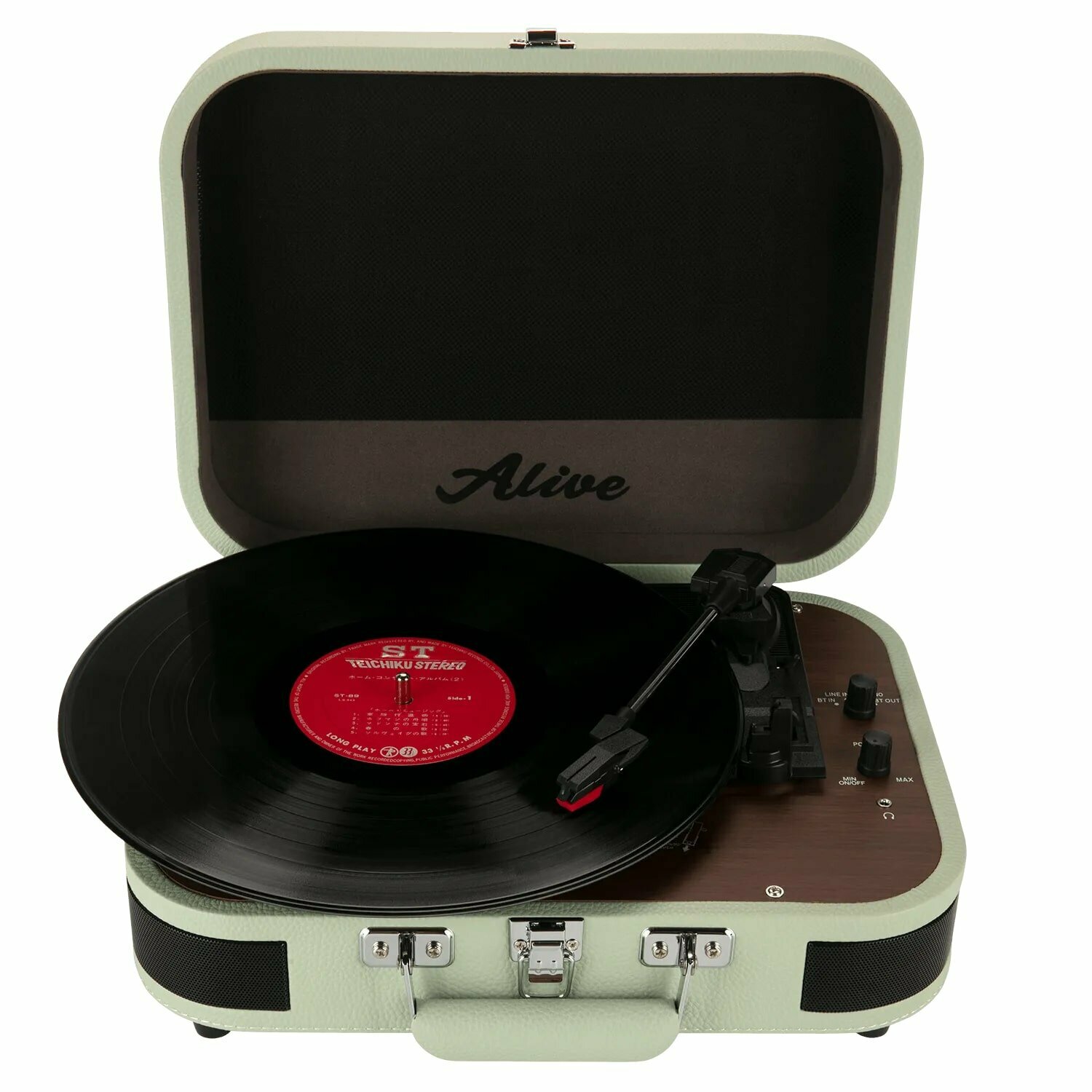 Виниловый проигрыватель Alive Audio "Liberty" Shamrock Valley, встроенный фонокорректор, ременной привод