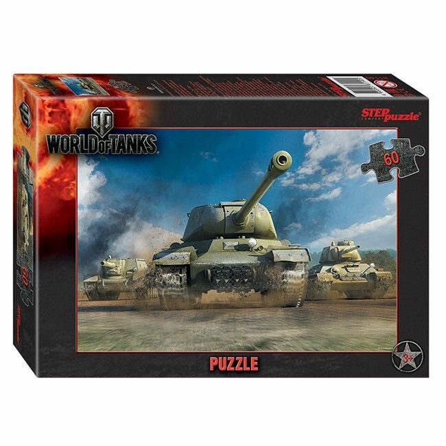 Пазл 60 World of Tanks Танк