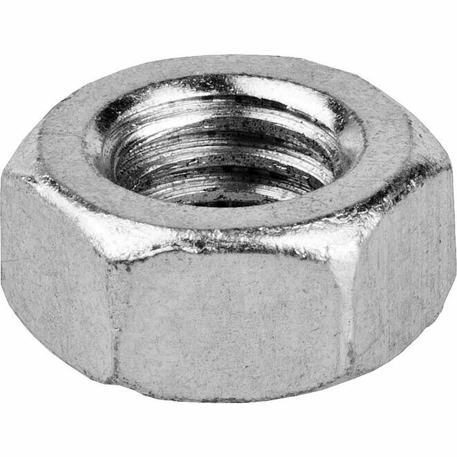 Гайка оцинкованная, ЗУБР M16, 5 кг, кл. пр. 6, ГОСТ 5927-70