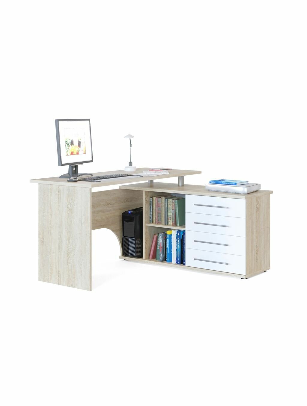 Компьютерный стол КСТ-109П 140х127х75 см