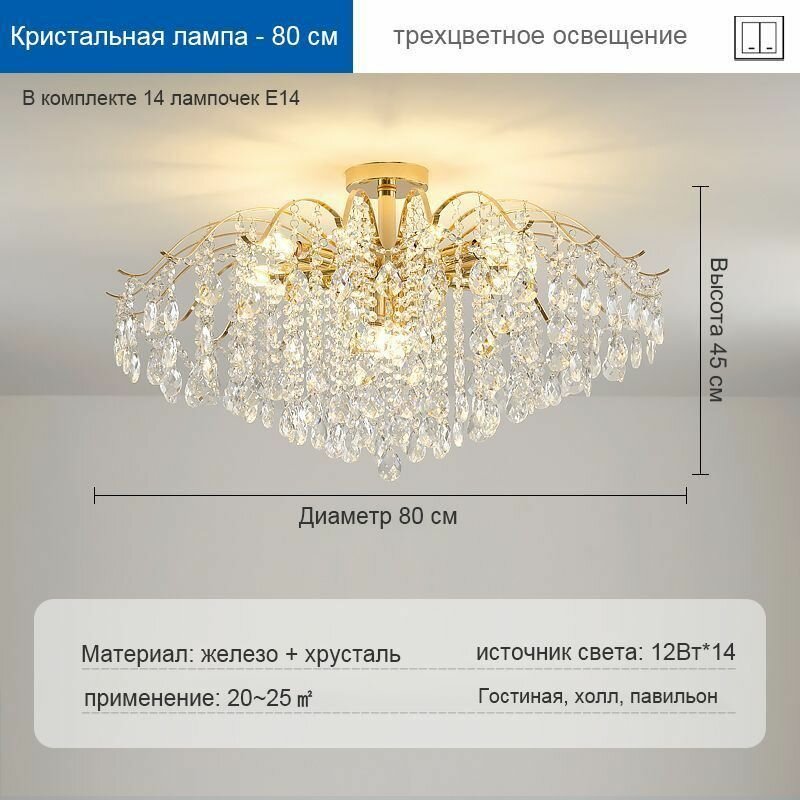 Люстра потолочная — фото 1