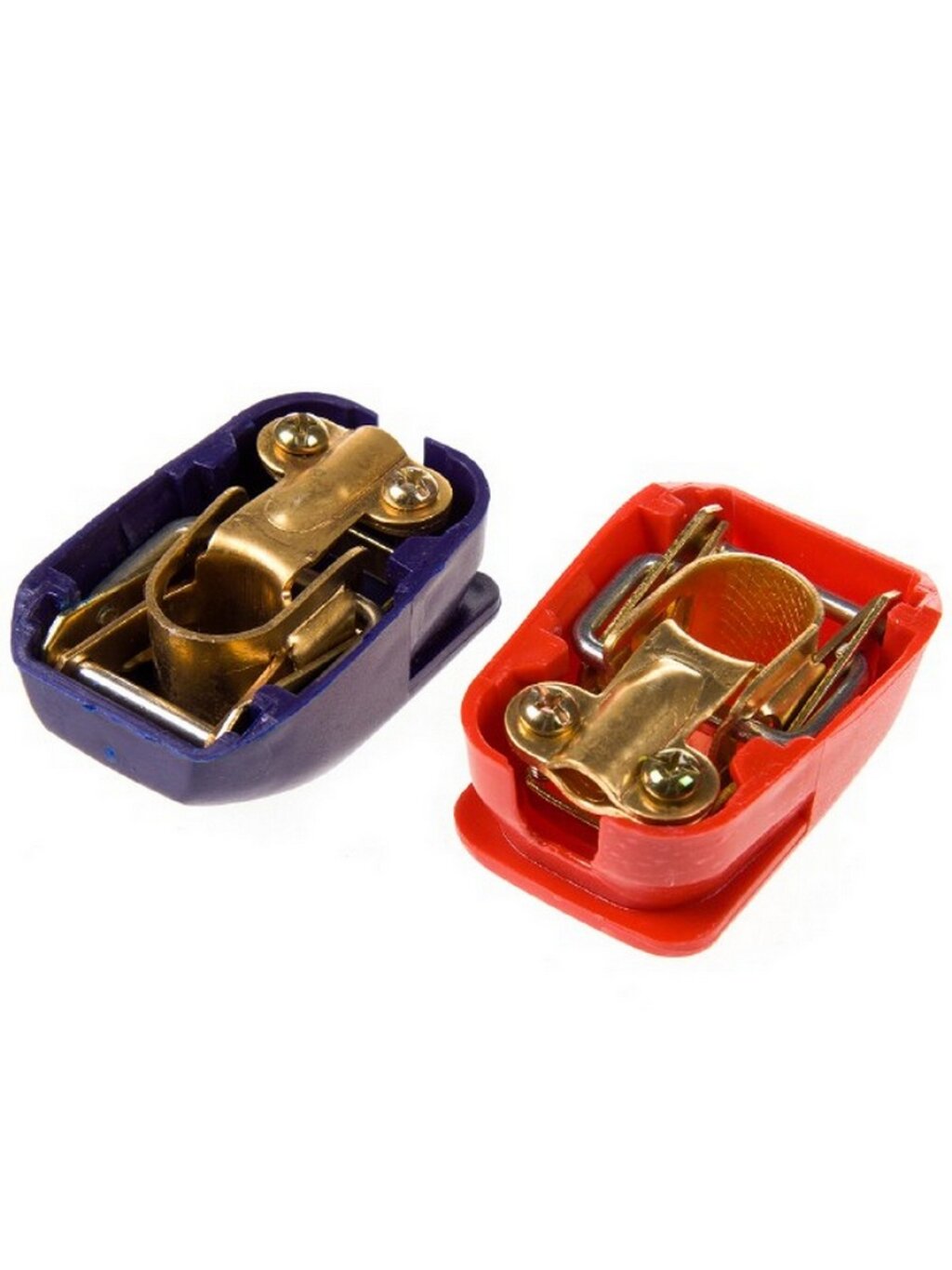 Клеммы аккумулятора Skyway, медные, европейские, быстросъёмные, набор 2 шт