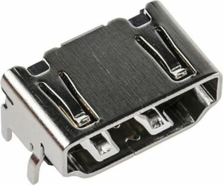 Разъем AMPHENOL 10029449-001RLF HDMI гнездо PIN 19 палладий-никелевый сплав SMT 1 шт