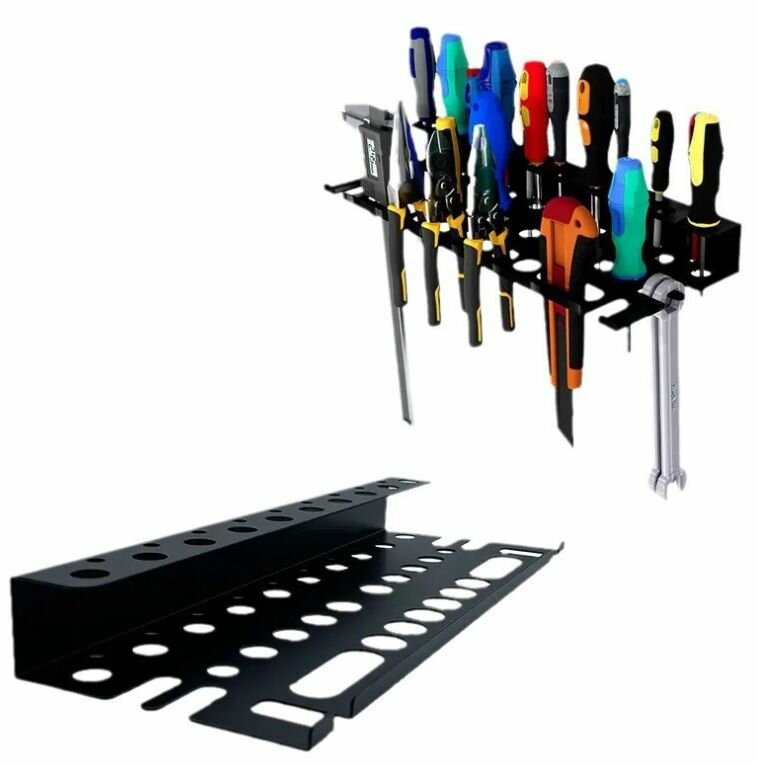 Держатель органайзер настенный для хранения инструментов , 4.5x14x40 CM