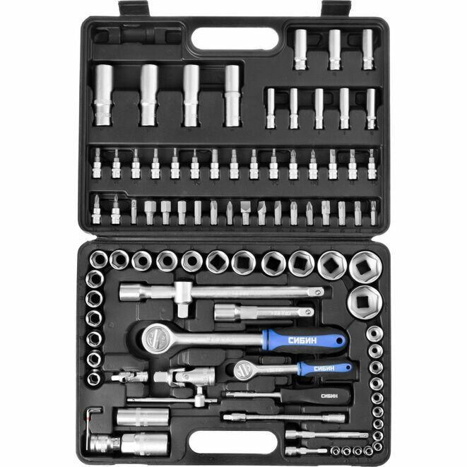 Набор автомобильного инструмента, СИБИН 94 шт.