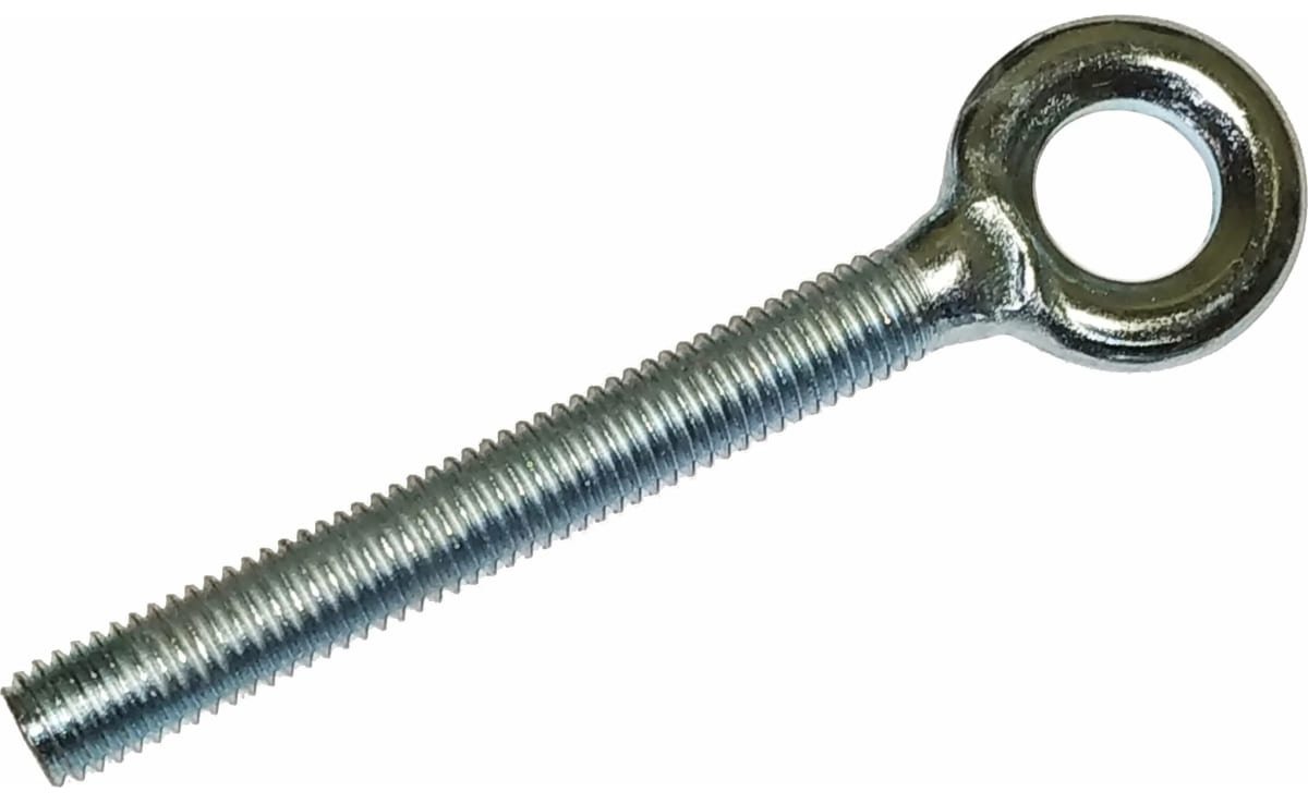 Винт MIXTON / Микстон метрический с кольцом оцинкованный, стальной, серый, 8×120мм, 1шт. / крепеж