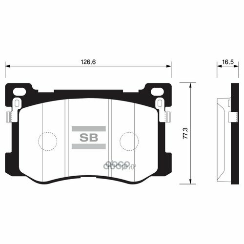 Колодки тормозные передние KIA Quoris 12/HYUNDAI Equus 09 GP1547 Hi-Q GP1547