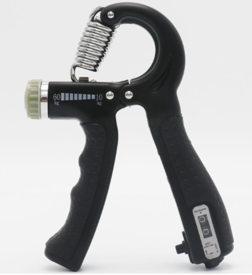 Упражнения для рук Электронная счетная рукоятка Фитнес - ампликатор 10 60KG Сила запястья Тренировочная пружина Пальцы Сочинения для расширения запястья