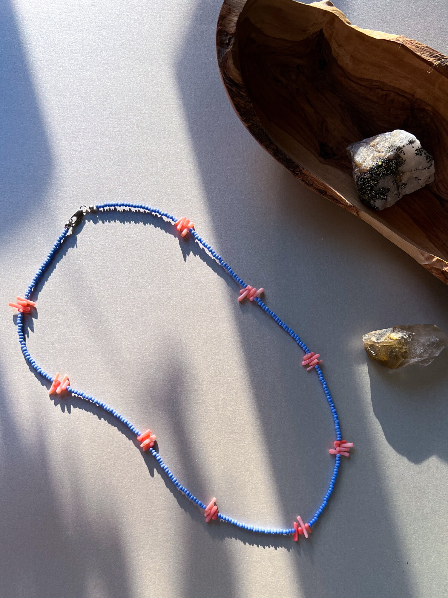 Колье, коралл