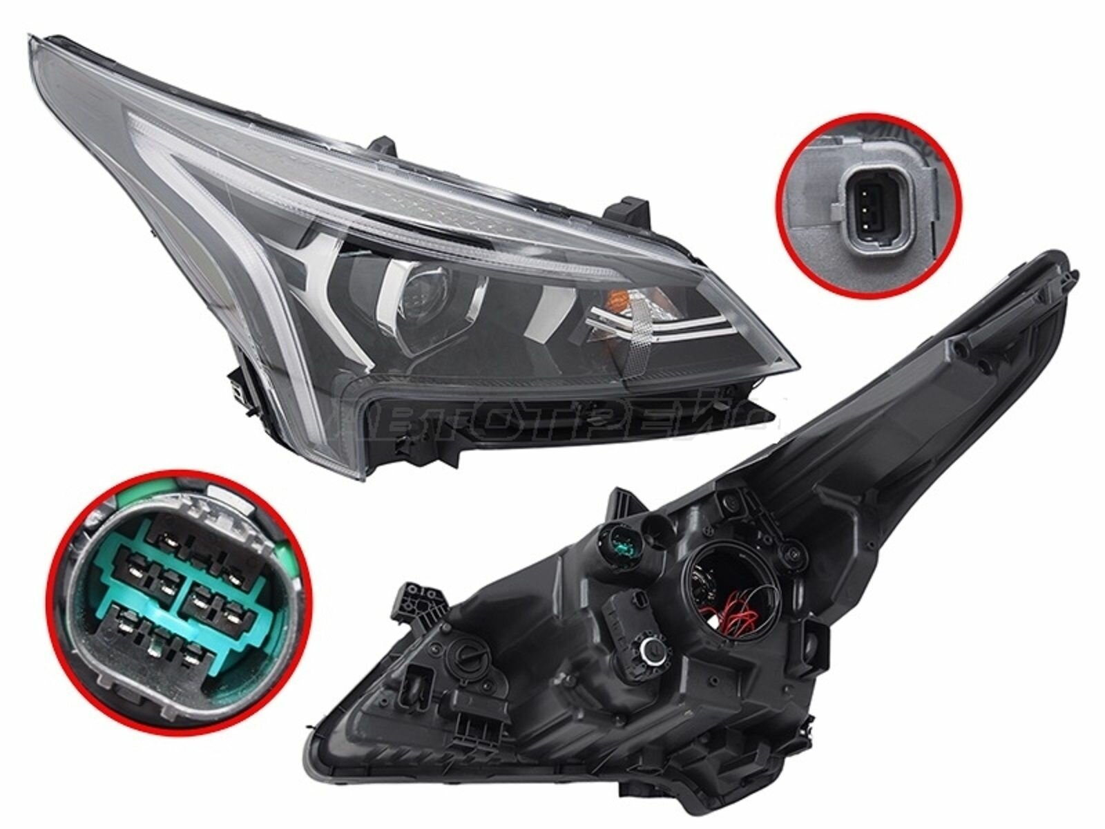 Фара KIA RIO/X (X-LINE) 20- RH линза