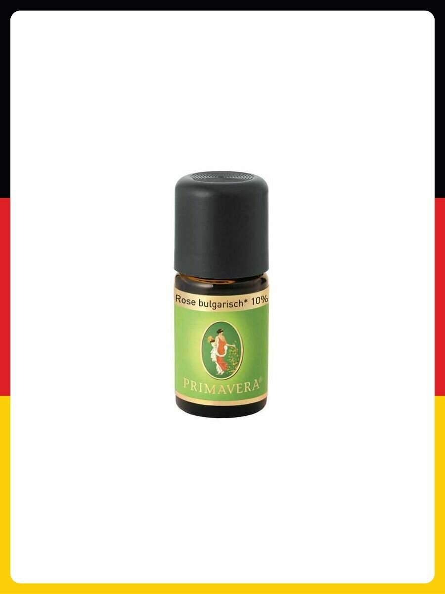 Эфирное масло Rose Bulgarian organic 10%, 5 ml