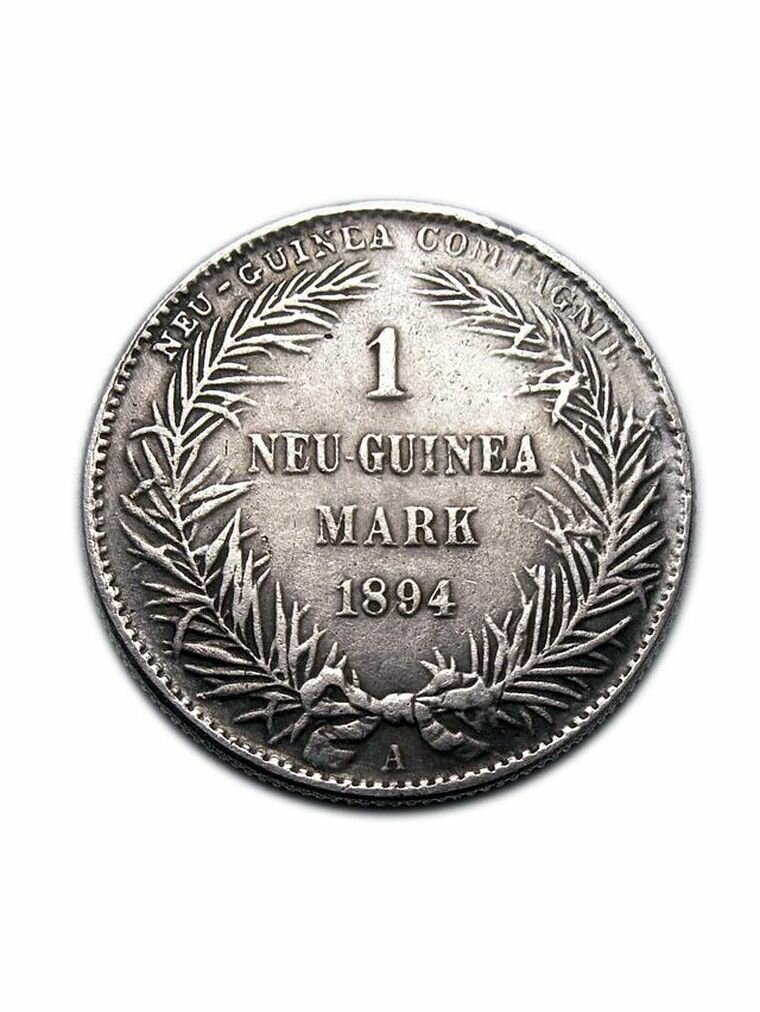 1 марка 1894 года монеты Новая Гвинея серебро сувенирная копия монеты, нумизматика, деньги для коллекции