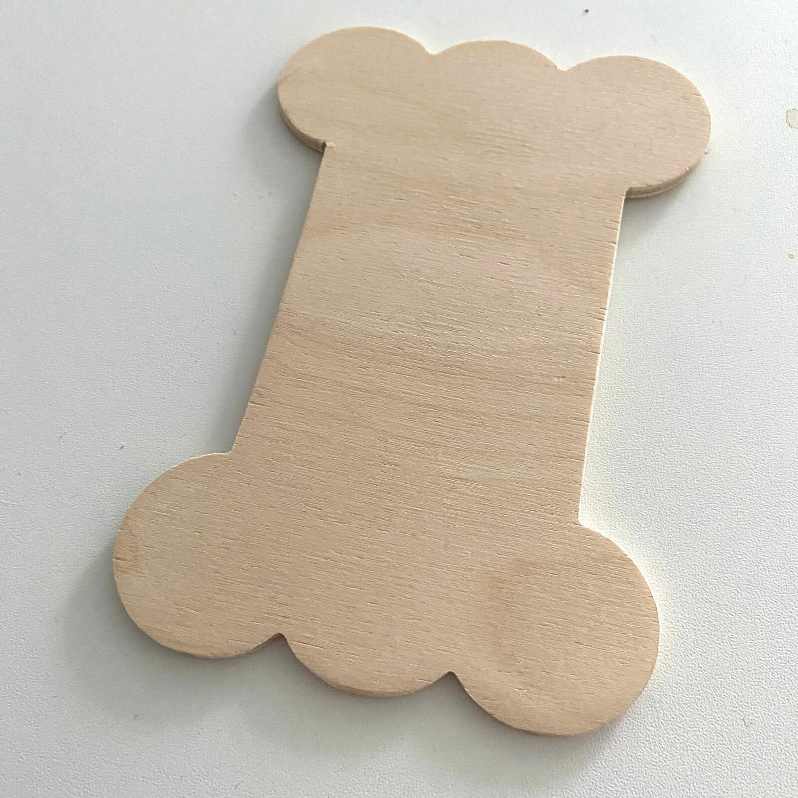 Катушка для тесьмы деревянные, 1 штука