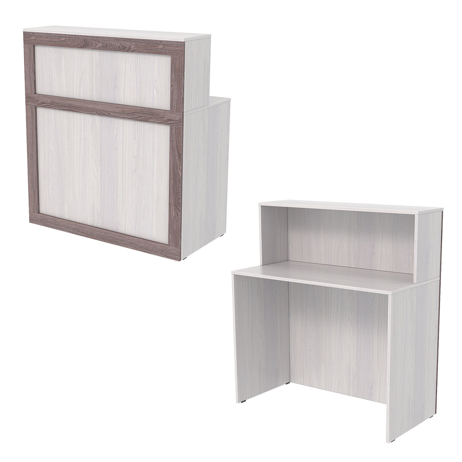 Ресепшн "грация" №1, Ясень Анкор светлый и Ясень Анкор темный