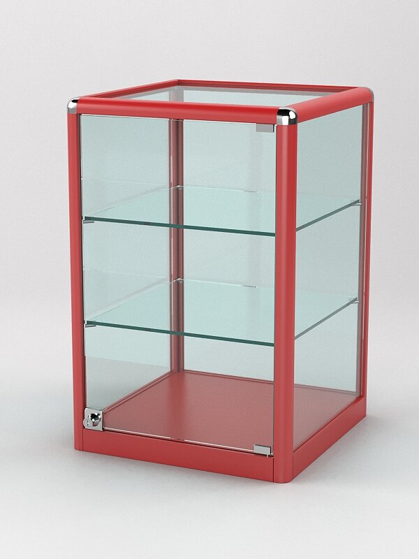 Витрина "KARBONA" №9 для выпечки настольная, Красный. Производитель товара - компания Westcom.