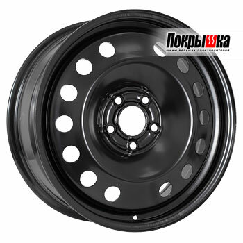 Диски штампованные ТЗСК Ford Kuga 7.0х17/5х108 D63.3 ET50.0, Черный