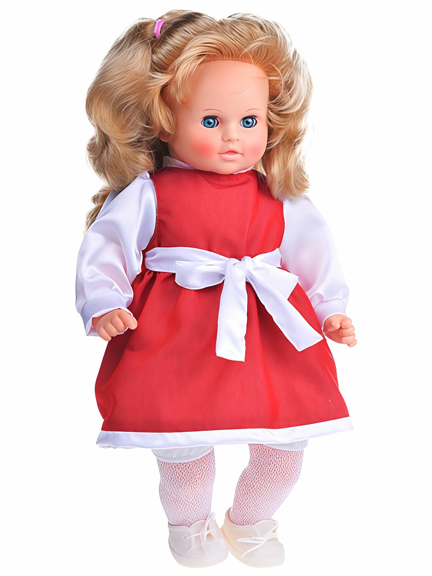 Детская говорящая кукла "Дашенька 16" для девочки с одеждой, большая пластиковая куколка с длинными волосами для сюжетно-ролевых игр, развивающая интерактивная игрушка для малышей, 54 см.