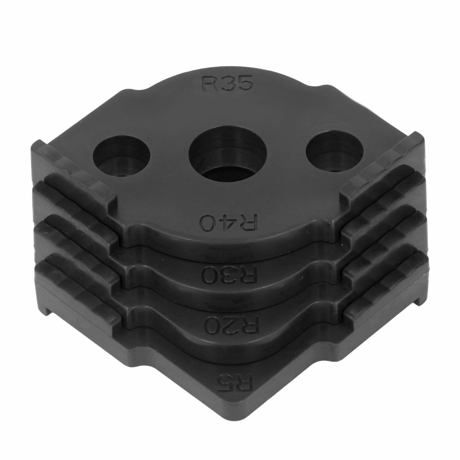 Шт, шаблон для фрезерного станка с радиусом, ABS, износостойкий, для деревообработки, угловой шаблон, полузакругленный угловой позиционер, черный