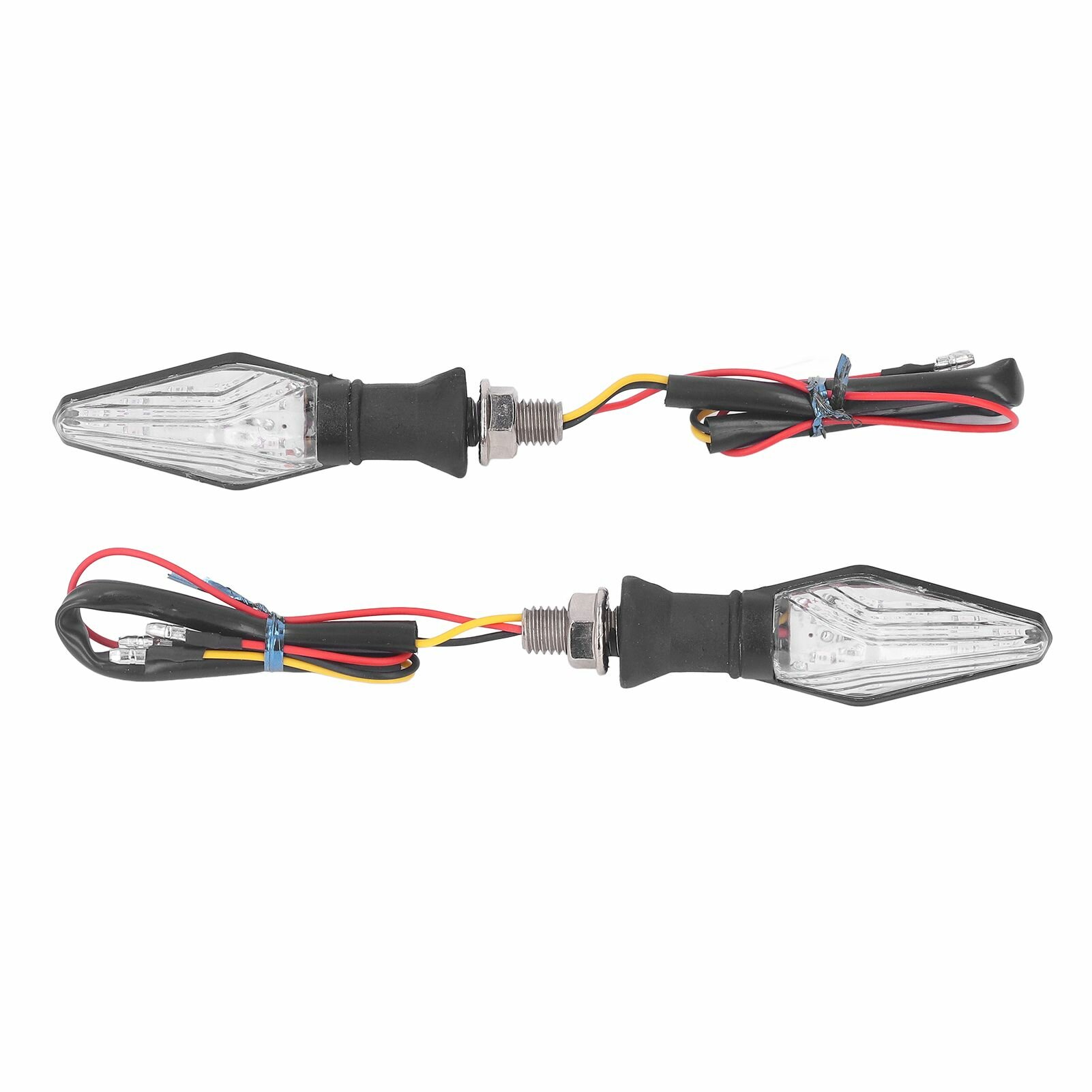 2шт 12V светодиодные поворотники синий желтый