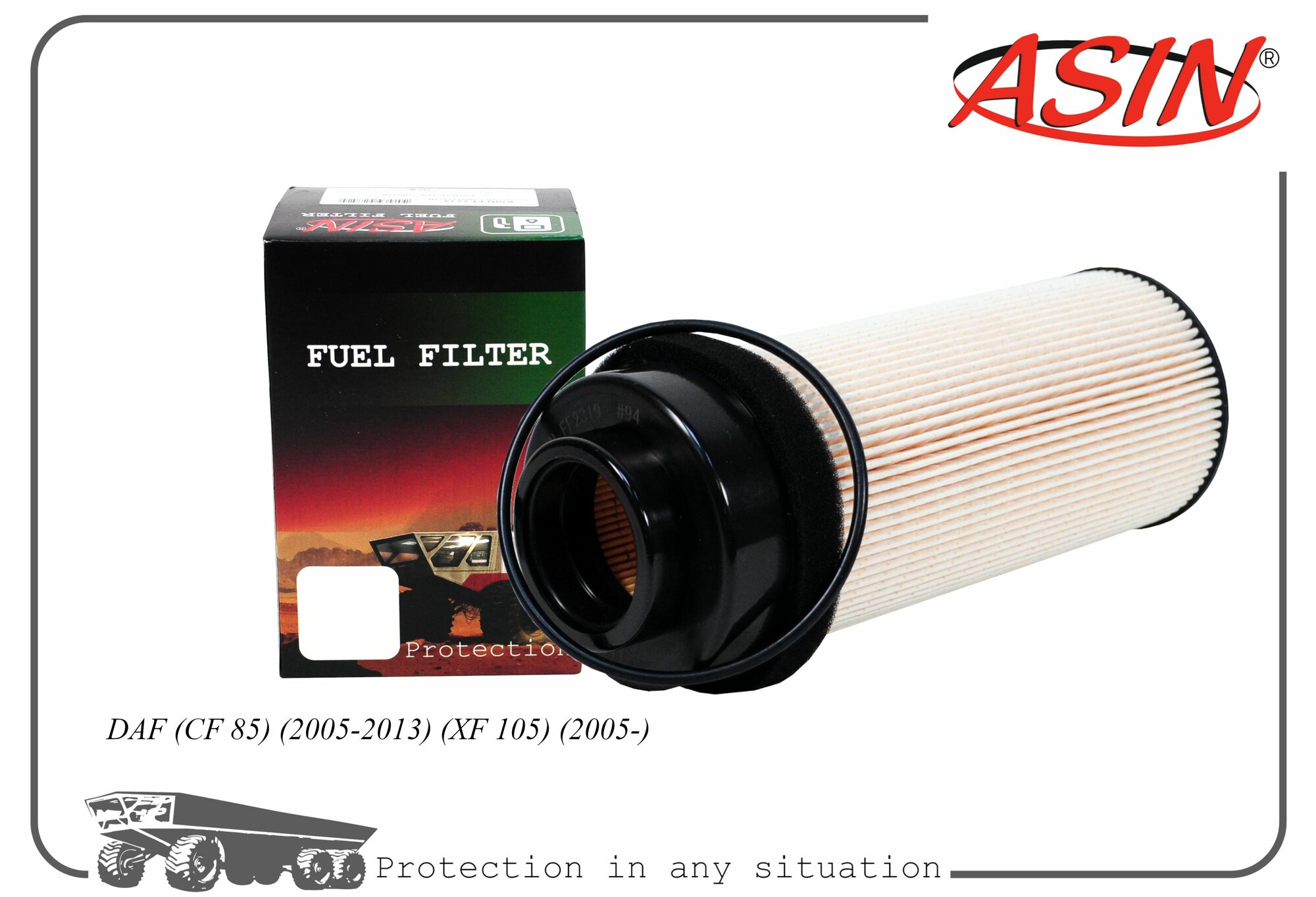 Фильтр топливный для Даф CF 85, XF 105 ASIN. FF2319 ASIN
