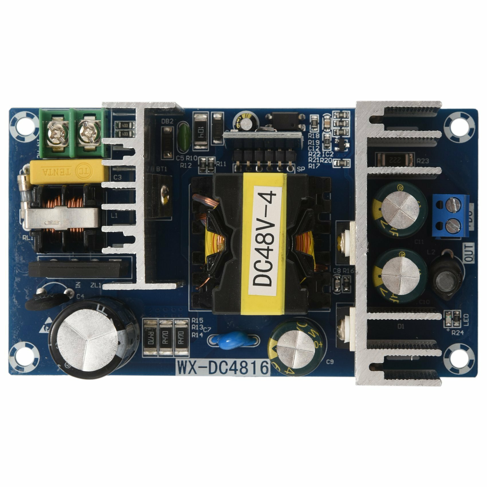 Преобразователь переменного тока 110 В 220 В в постоянный ток 48 В макс 4 А 200 Вт, регулируемый трансформатор, импульсный источник питания