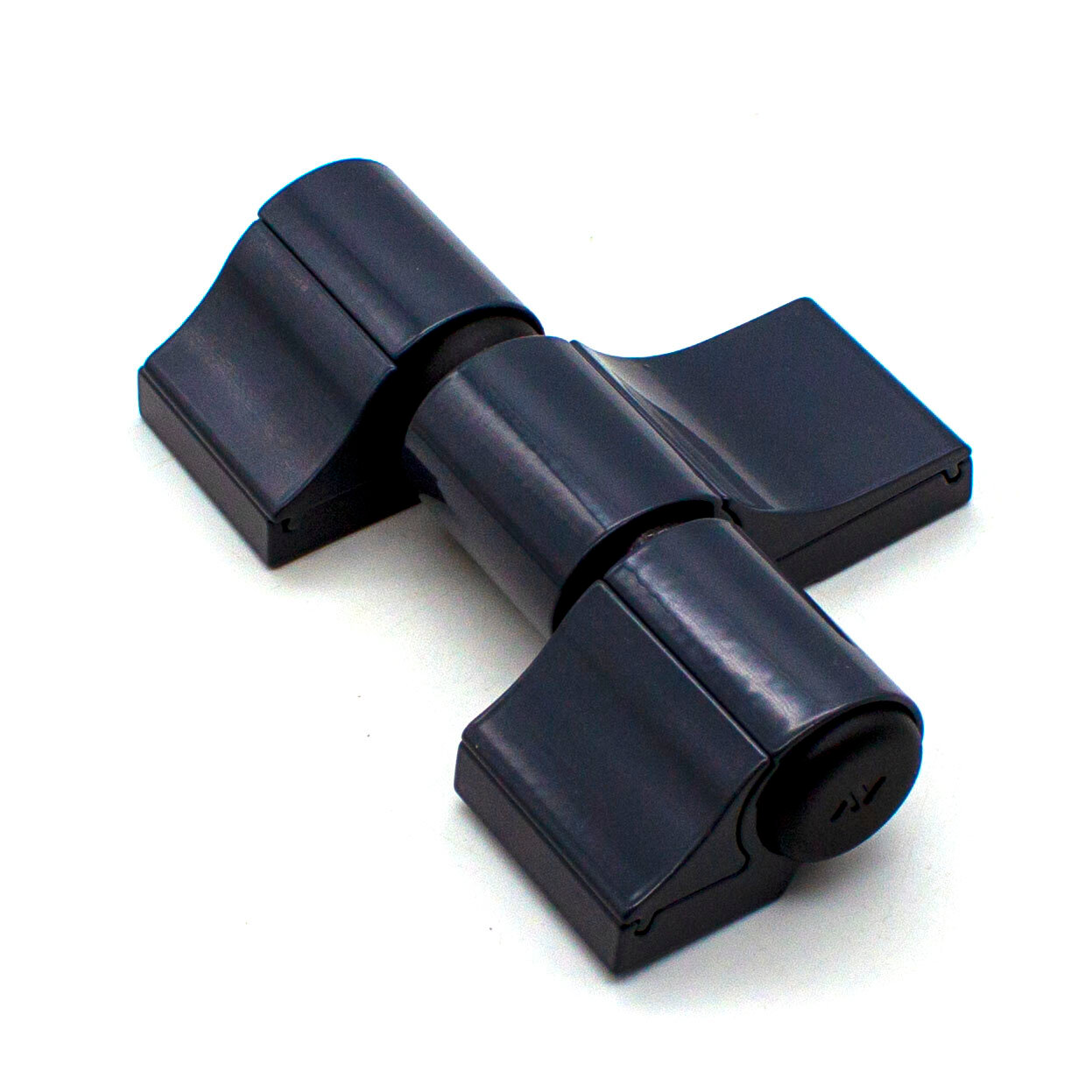 Петля дверная Savio 3-х лепестковая, темно серая RAL 7024 без крепежа