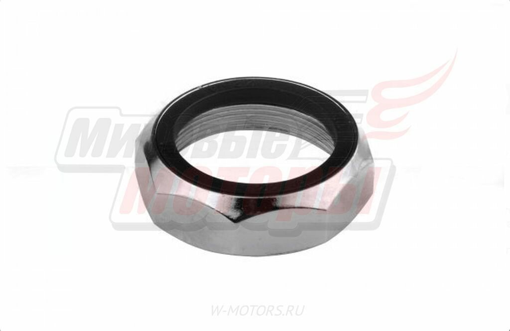 Контргайка для резьбовых рулевых колонок 1-1/8" х 26tpi (хром)