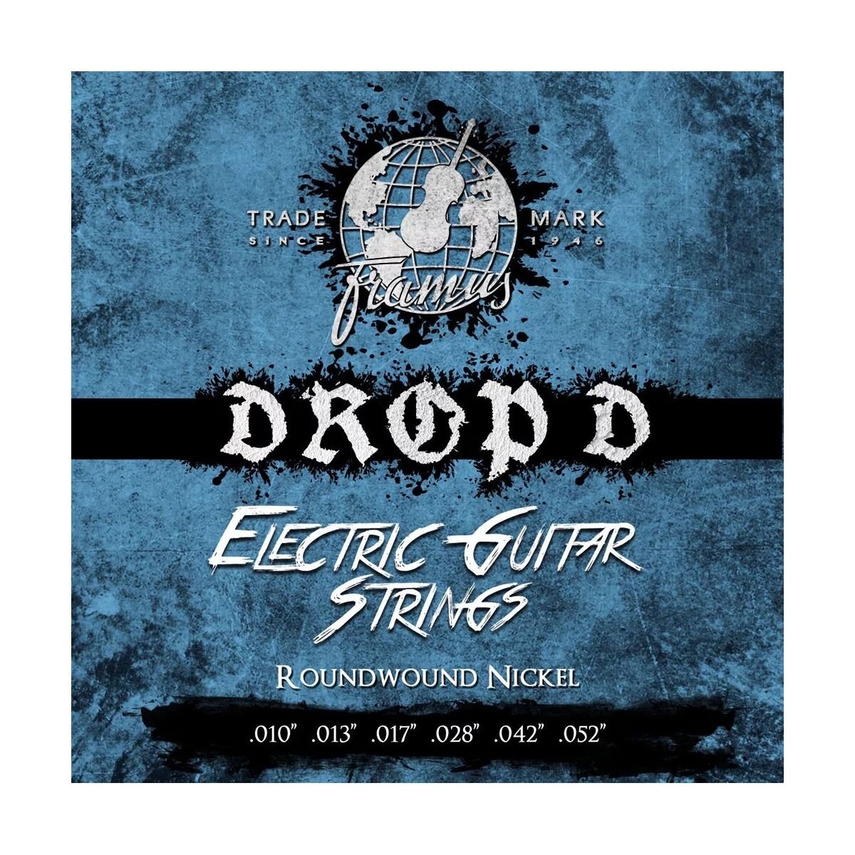 Струны для электрогитары Framus 45250DROPD Blue Label Drop D, 10-52