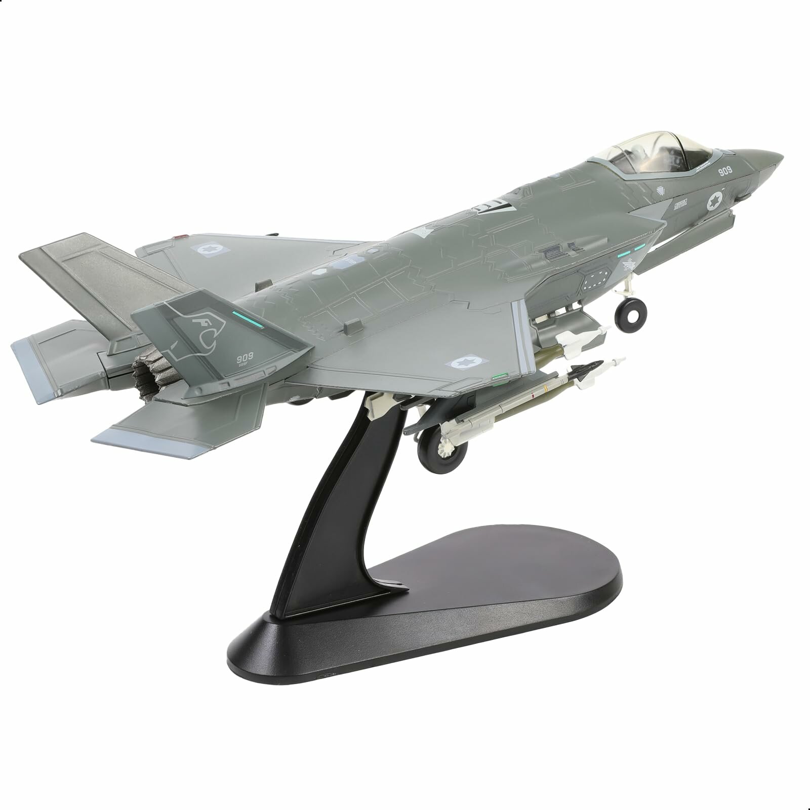 Готовая модель истребителя F-35I Israeli Air Force (1:72) из металла. Коллекционный военный самолёт для подарка и демонстрации.