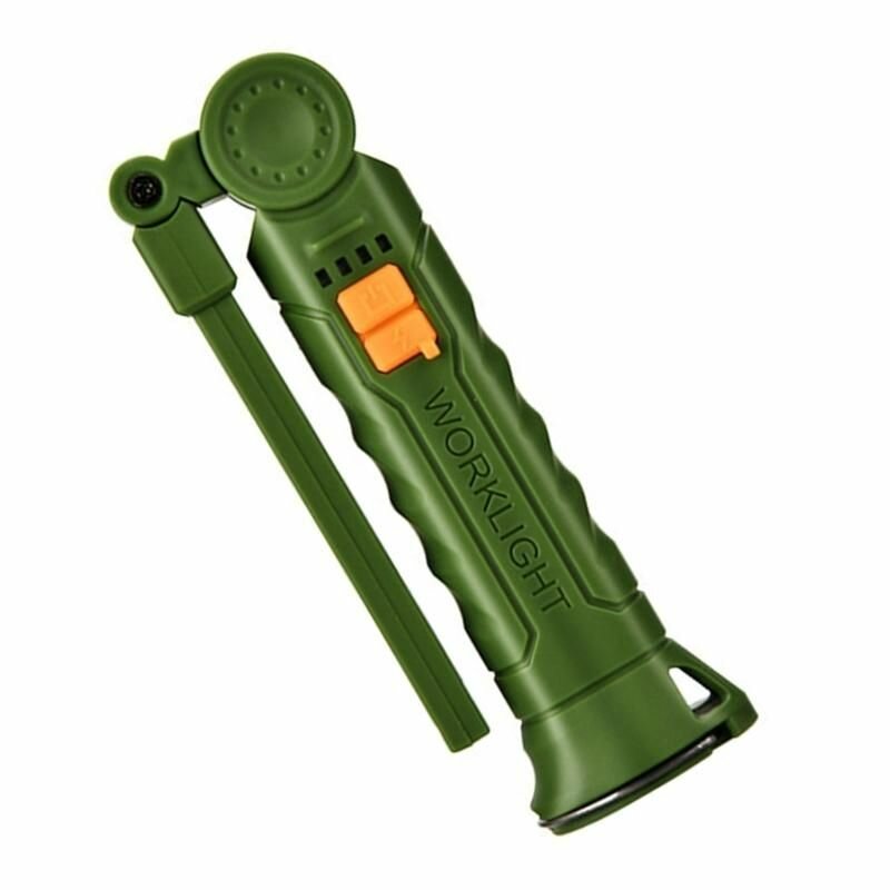 1 коробка многофункционального карманного фонаря для работы с бликами, армейский зеленый большой