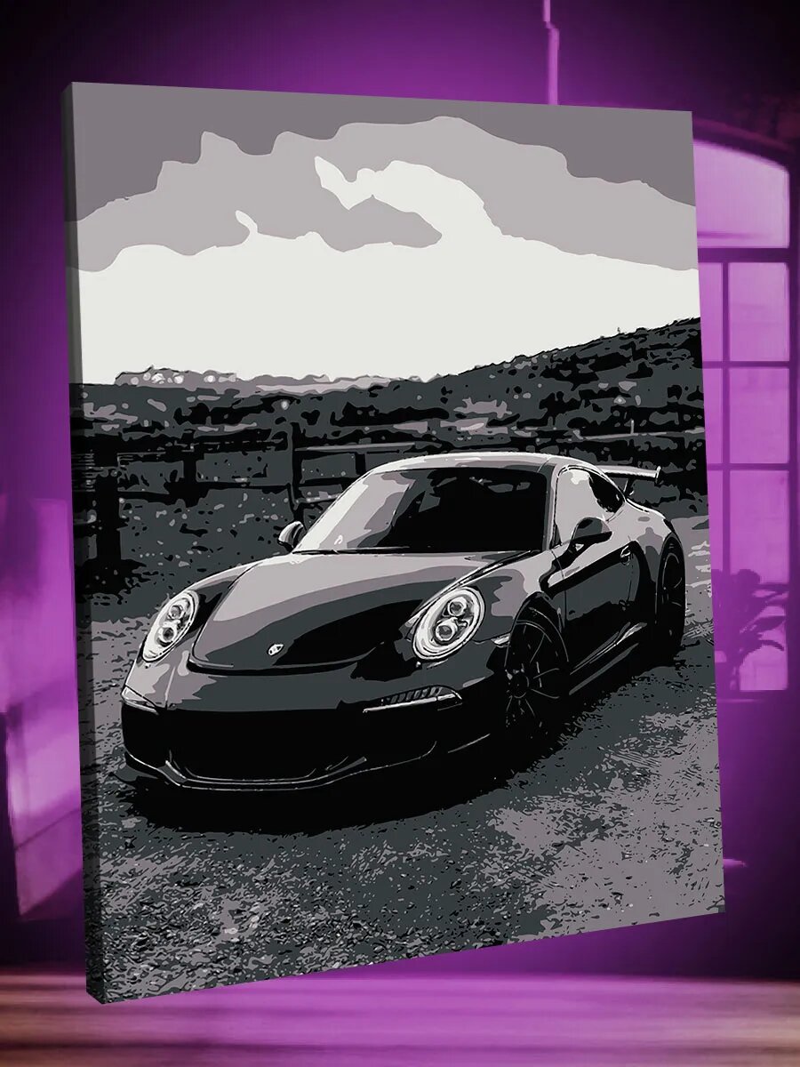 Картина по номерам Porsche