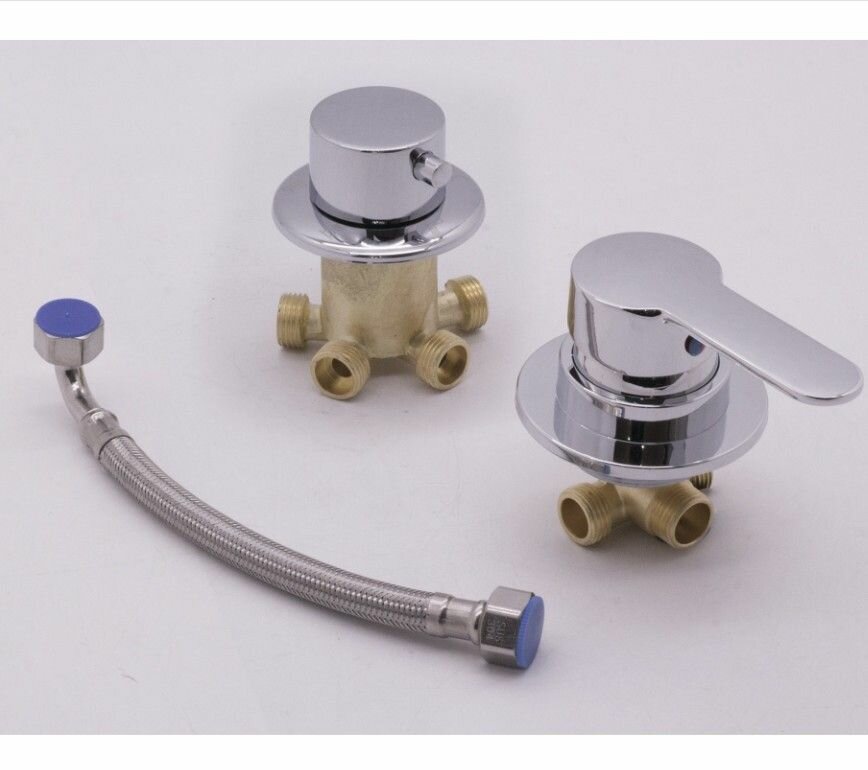 Смеситель для душ кабины под штуцер (5 режима) HL39035