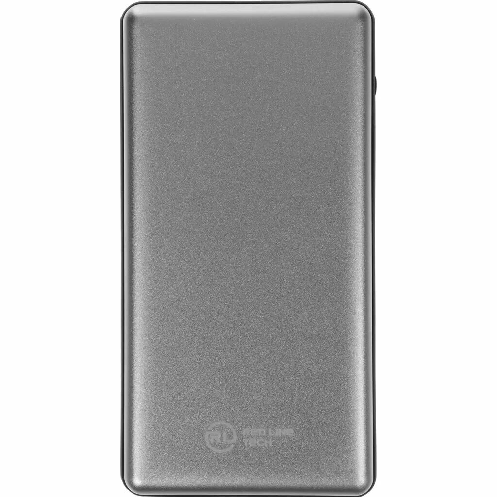 Внешний аккумулятор (Power Bank) Redline PDP-3A, 10000мAч, серебристый [ут000018984]