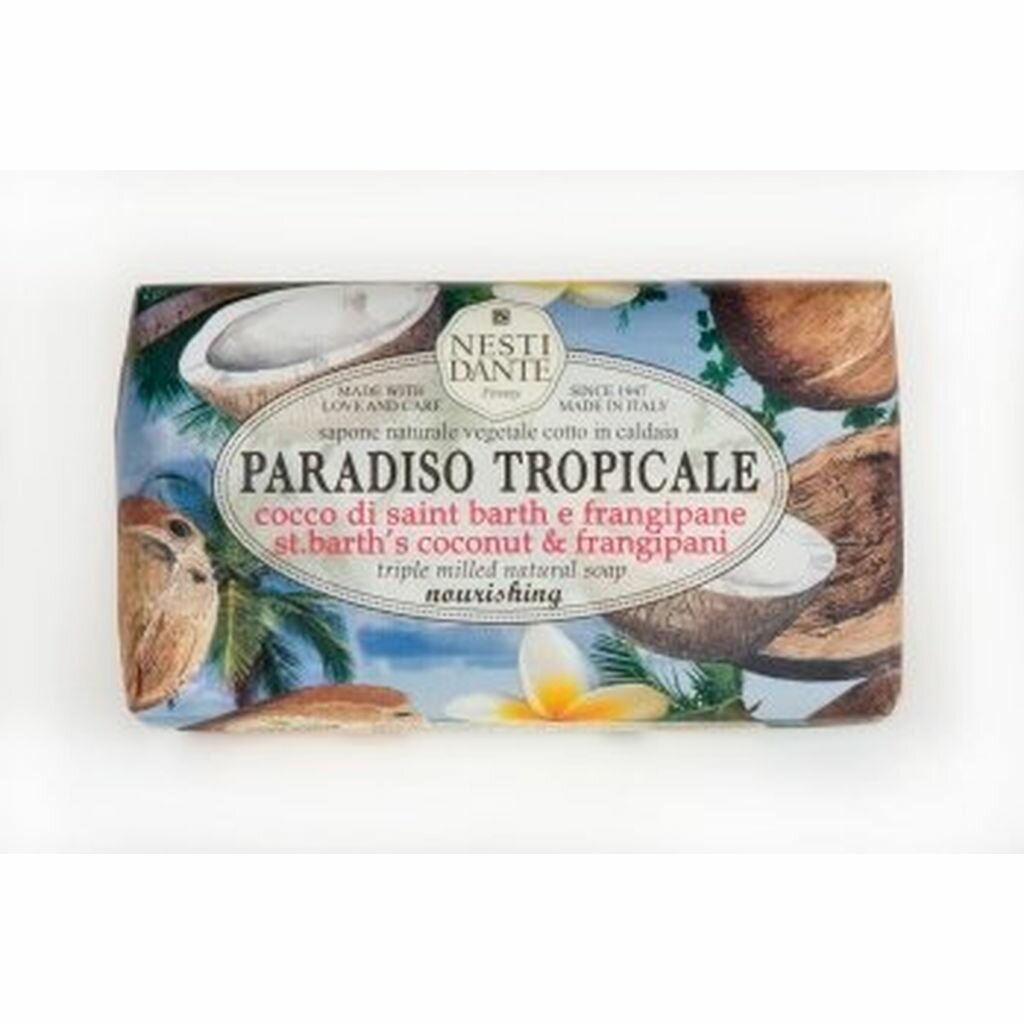 NESTI DANTE Paradiso Tropicale Мыло Кокос и Франжипани, 250 г