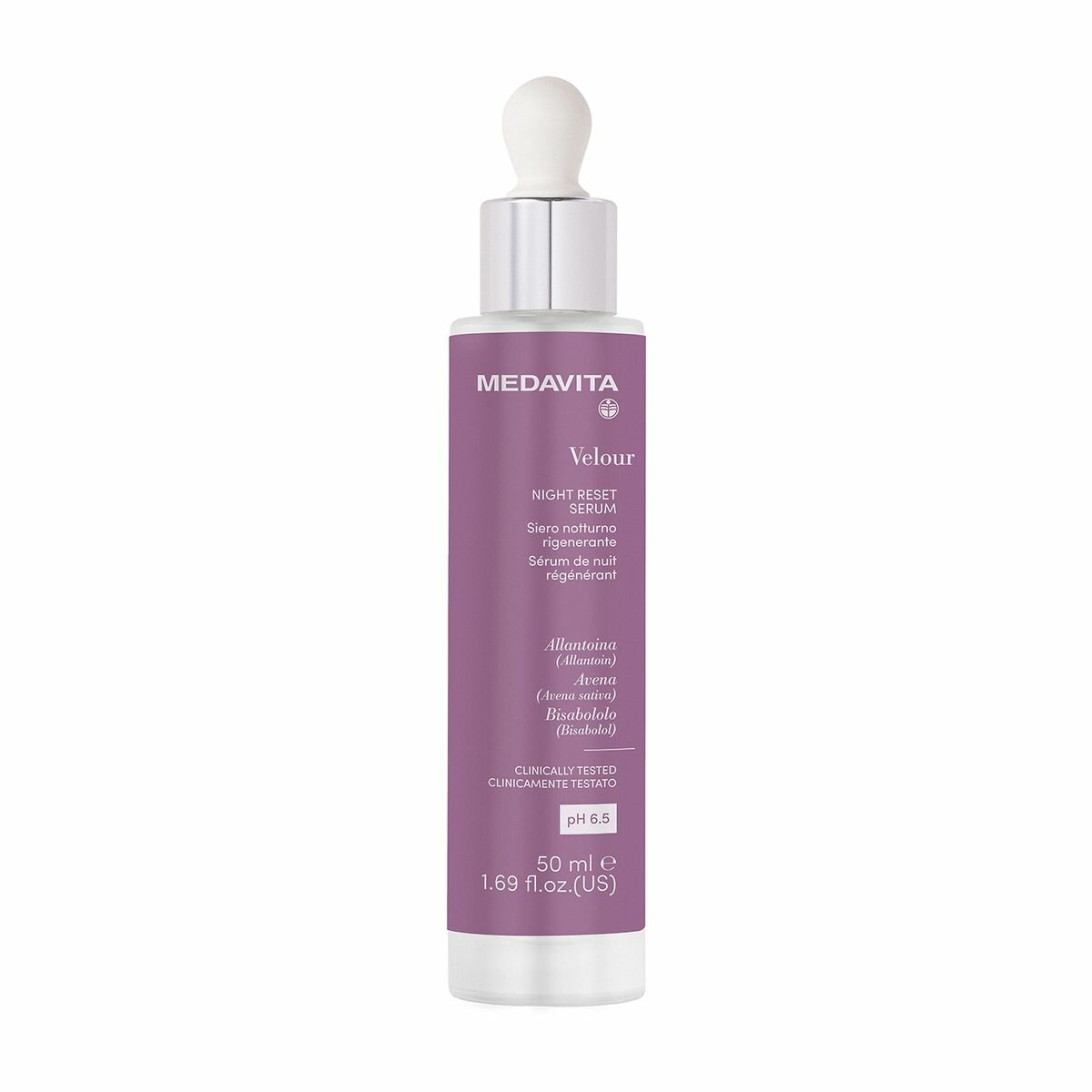 MEDAVITA Velour Night Reset Serum Сыворотка ночная для ухода за кожей головы и лица питательная, 50 мл