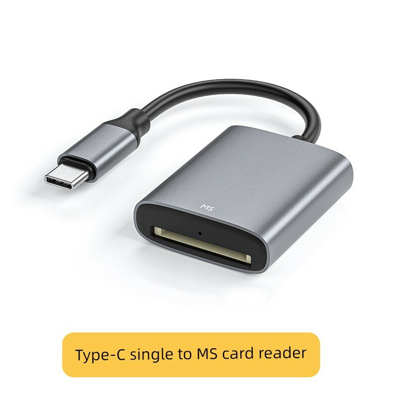 Читатель карт памяти Memory Stick (MS) с USB-C и адаптером Lightning, двойное использование для iPhone 15/16 и Android