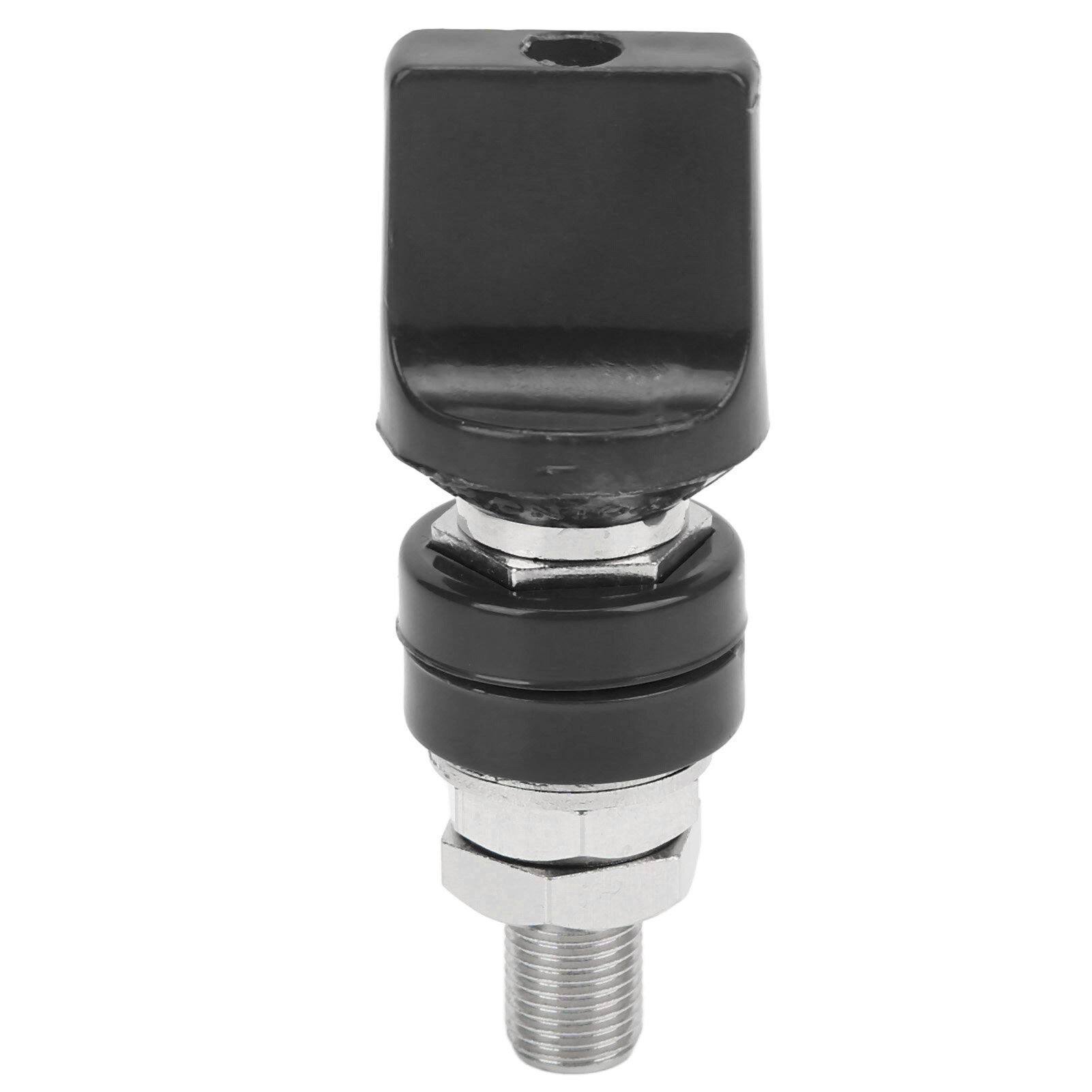 Клеммная колодка с резьбой M10, большой ток 100 А, для штекера типа «банан» 4 мм, чёрная